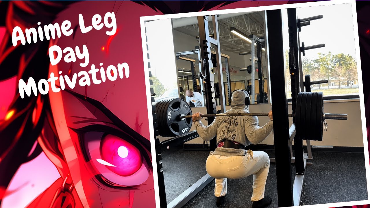 Anime Leg Day Motivation - Pushing Past Your Limits - YouTube