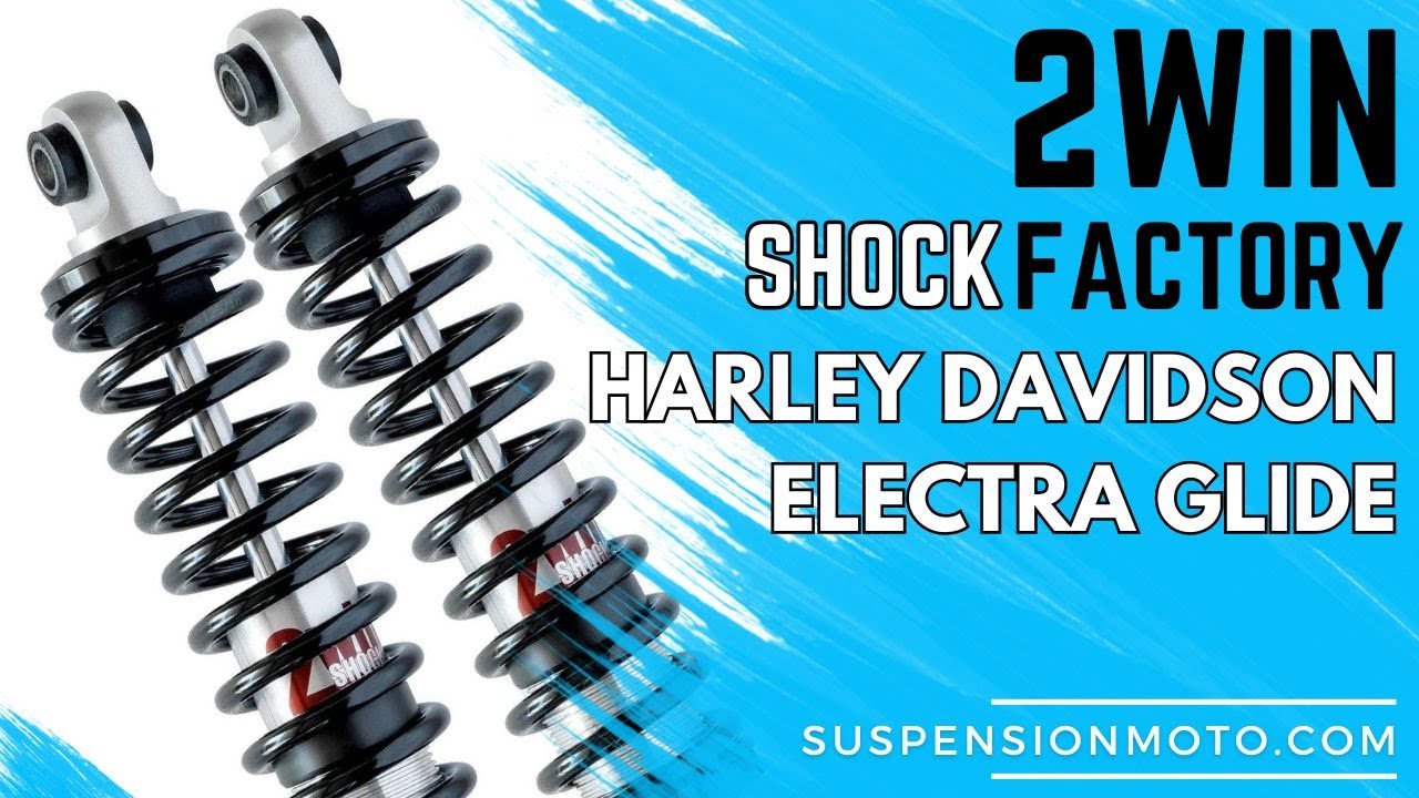 Amortisseurs Shock Factory 2WIN HARLEY DAVIDSON ELECTRA GLIDE - YouTube
