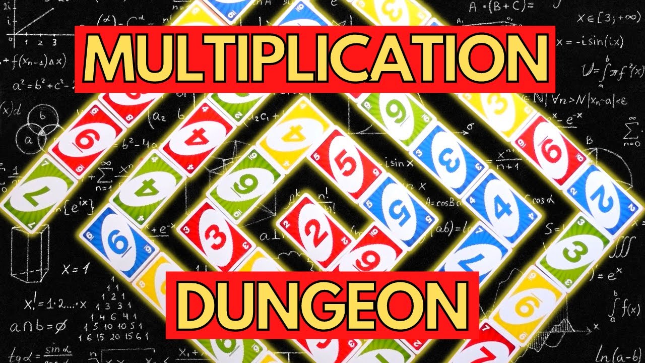 MULTIPLICATION Card Games for Gameschooling Multiplication: DUNGEON ...