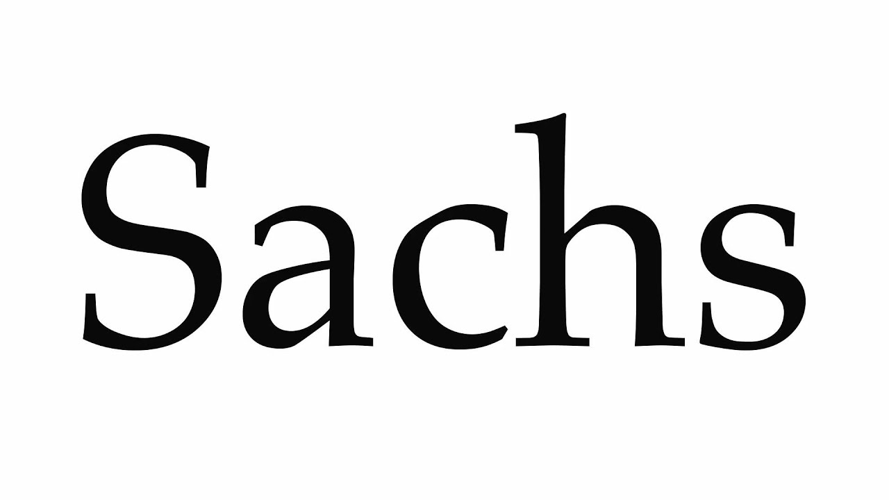 How to Pronounce Sachs - YouTube