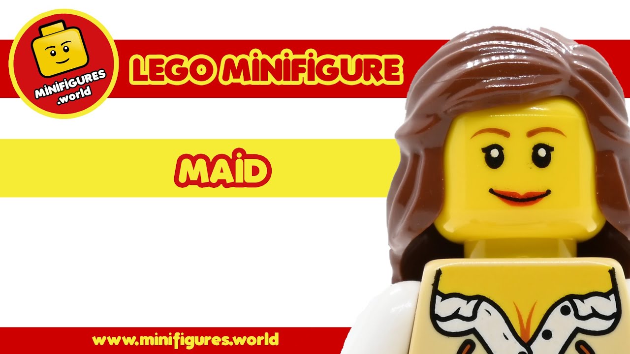 🧹 LEGO minifigure: Maid (cas404) 🧹 [CASTLE] - YouTube