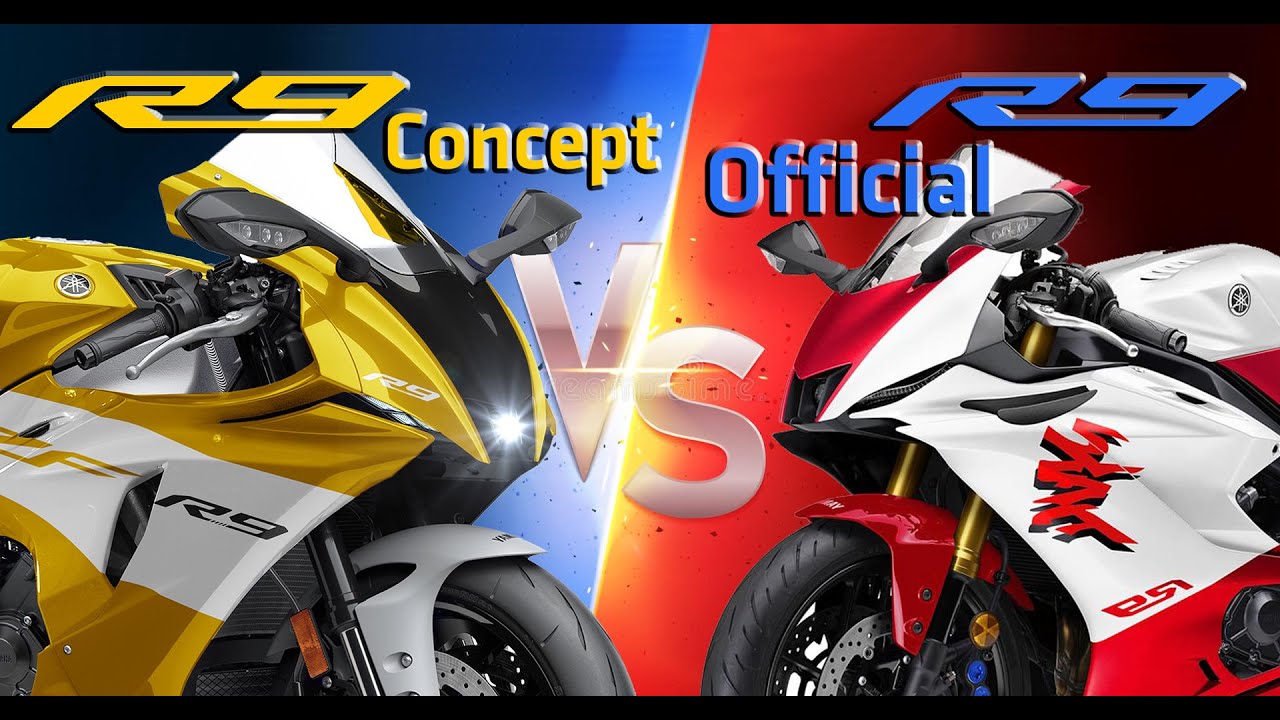 2023 Yamaha YZF-R9 Official VS Yamaha YZF-R9 Concept | Yamaha R9 Best ...
