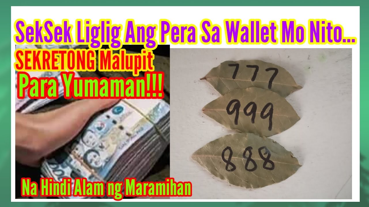 SEKRETONG MALUPIT na IKAYAYAMAN Mo!!! MAGKAKA PERA ka Lagi Nito! - YouTube