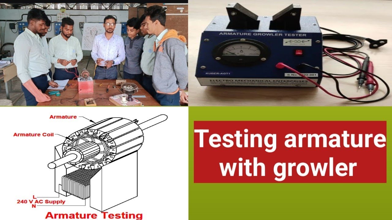 Armaturetest with growler|testing armature with growler|আর্মেচার ...