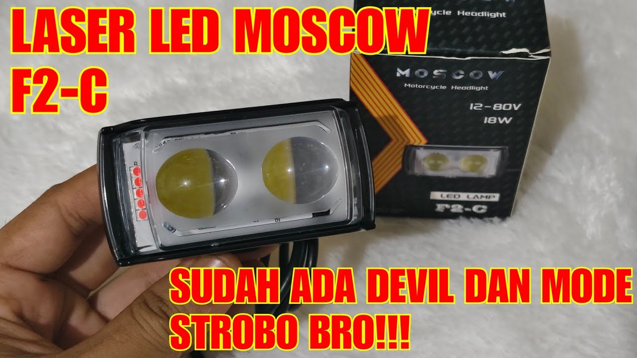 REVIEW LASER LED 2 MATA MOSCOW F2-C - YouTube