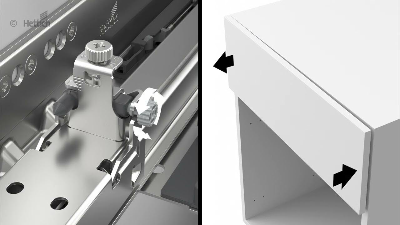 Push to open Silent for Actro 5D runner system: handleless furniture ...