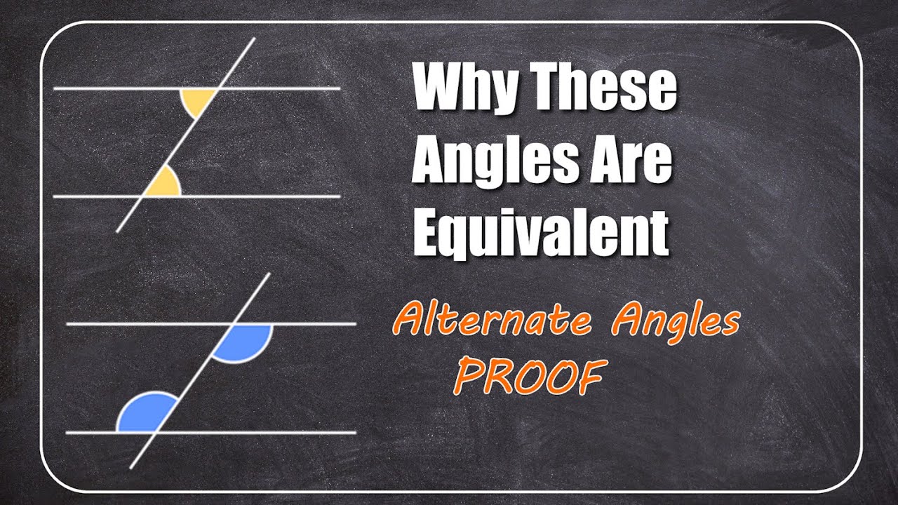 Parallel Lines Alternate Angles Proof #gcse # ...