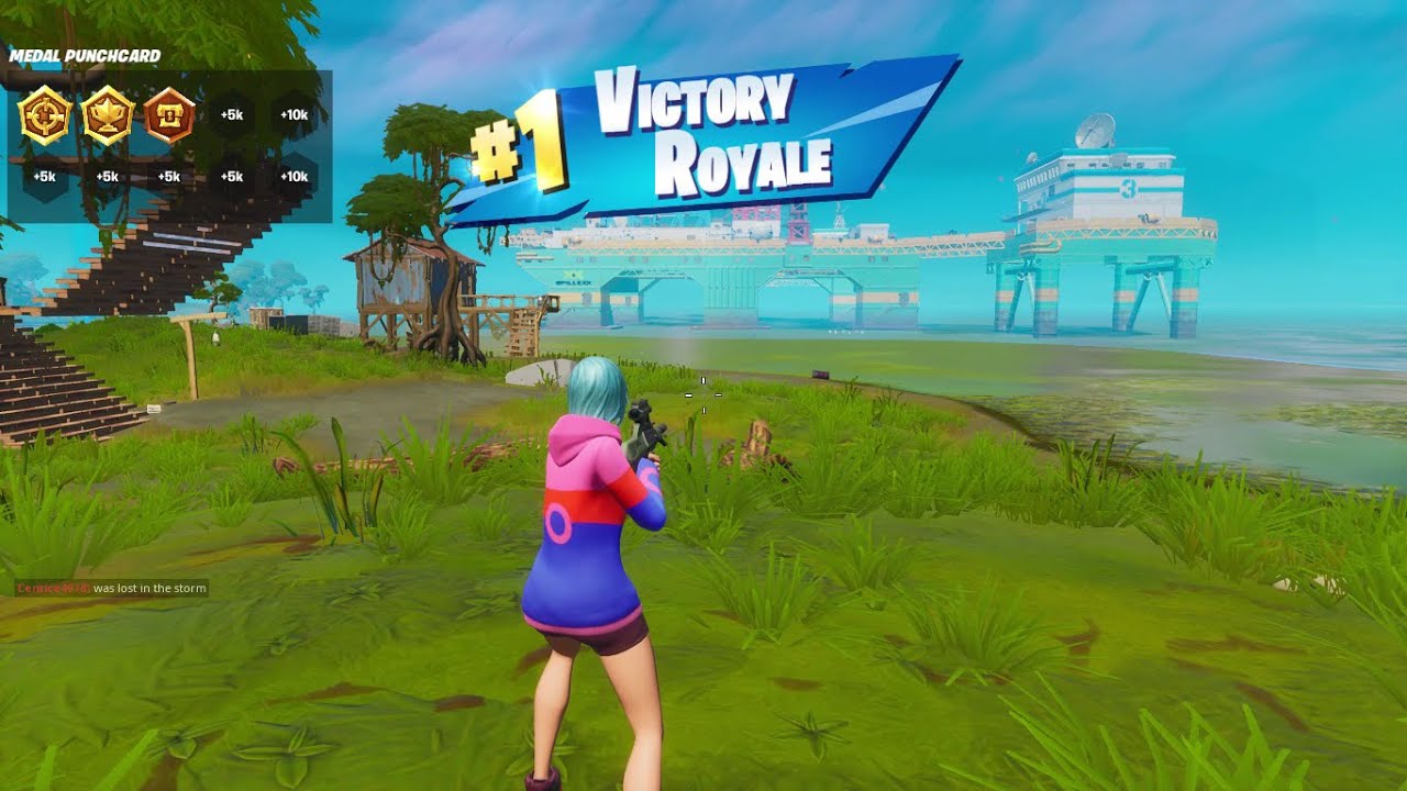 Finally Got My First Win! (Fortnite Season 2) - YouTube
