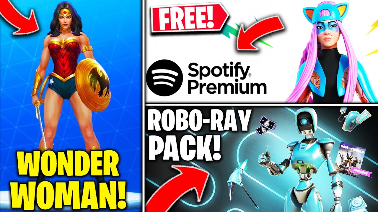 *NEW* Fortnite Update | Wonder Woman SKIN! $200M Sony Investment, Robo ...