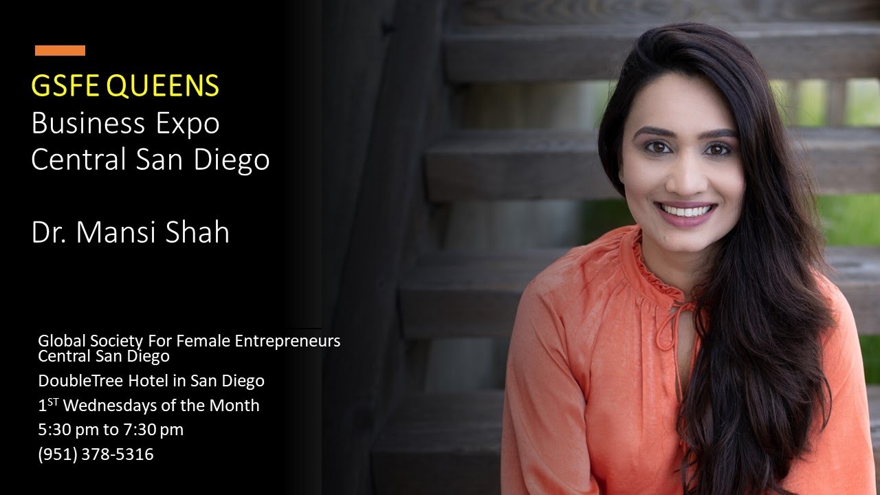 GSFE Queens Business Expo with Dr. Mansi Shah - YouTube