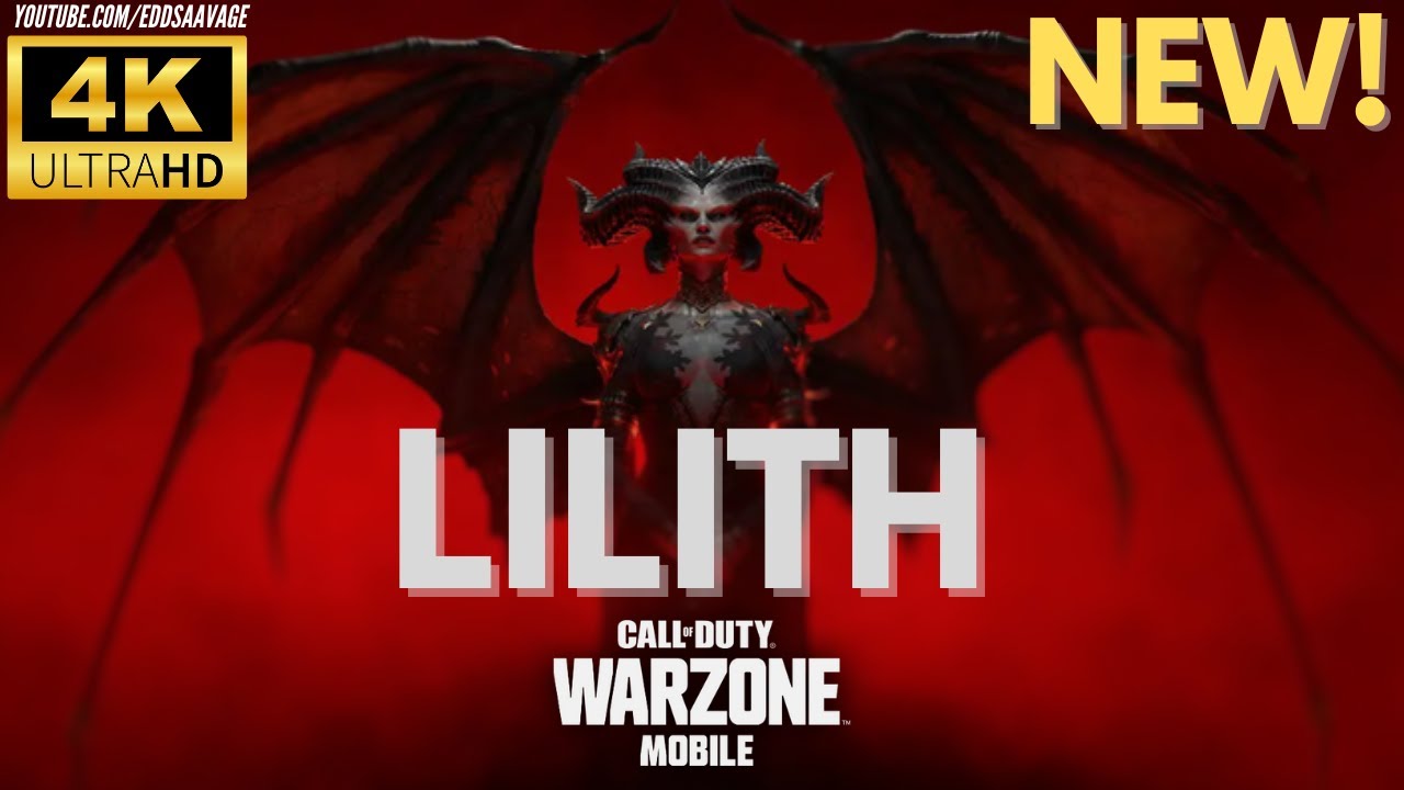 Warzone Mobile New Update: Lilith DIABLO 4 Gameplay - YouTube
