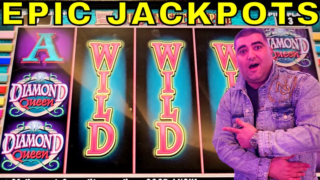 I Never Lose On Diamond Queen Slot Machine - EPIC JACKPOTS - YouTube