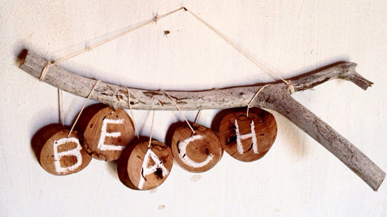 How To Create A Driftwood Sign For A Beach House - DIY Home Tutorial ...