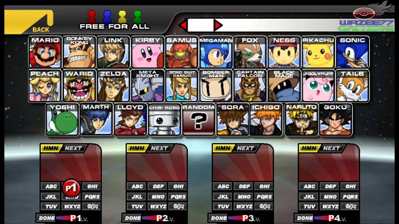 SSF2 Character Select Menu Freeze! - YouTube