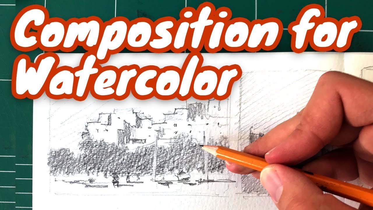 Composition for Watercolor Painting | Beginners Friendly - YouTube