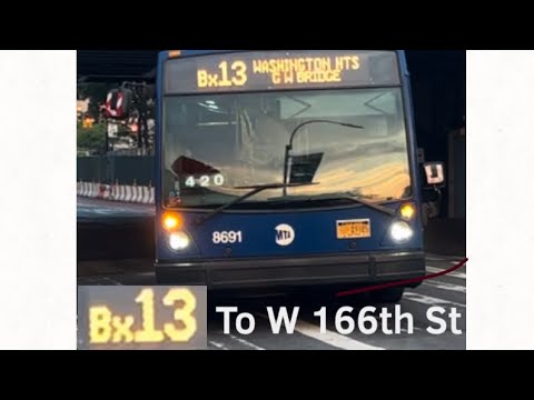 Bx13 to Ogden Ave & W 166th St - YouTube