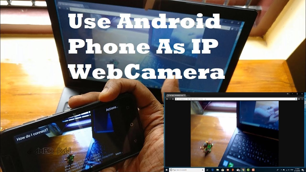 How To Use Android Phone As Wireless IP Security Camera - YouTube
