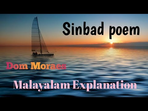 Dom Moraes Sinbad poem| Full explanation in Malayalam - YouTube