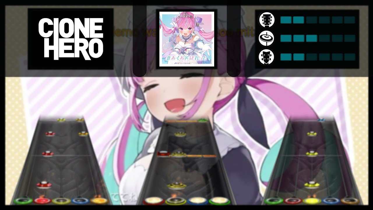 Minato Aqua - Aquairo Palette [Clone Hero Custom Chart] - YouTube