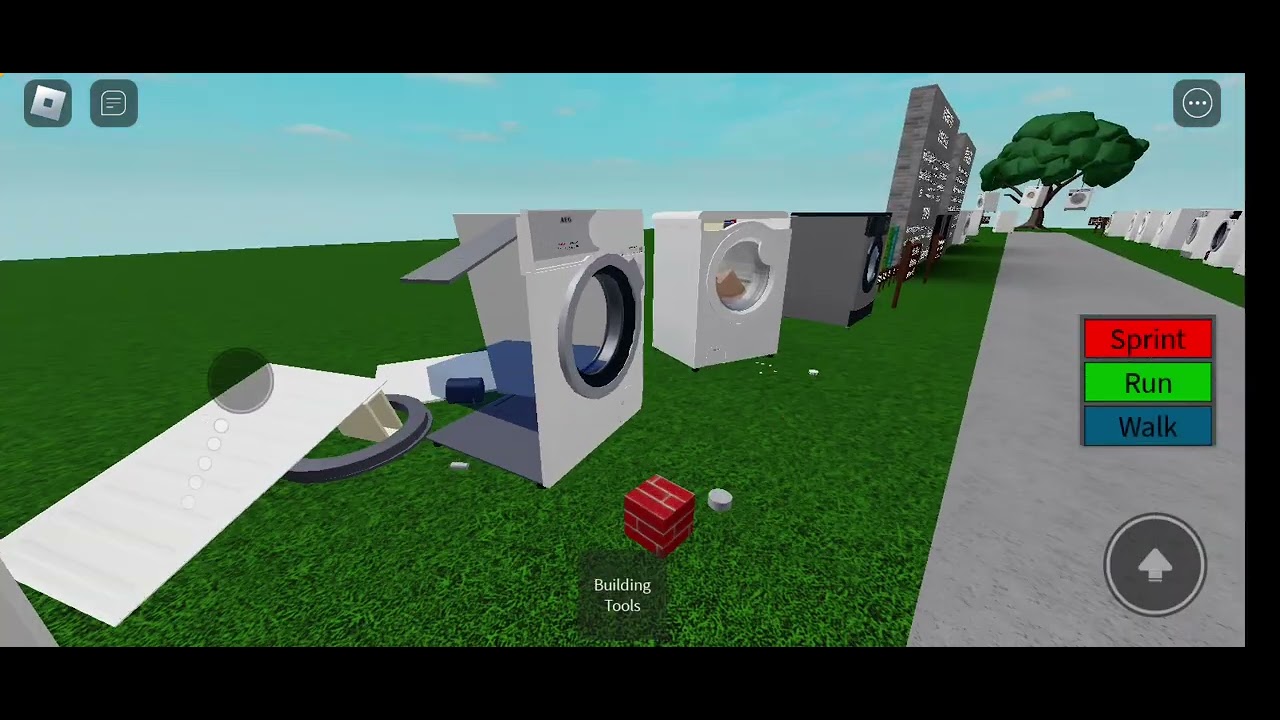 how to break a Hotpoint washing machine in Roblox - YouTube