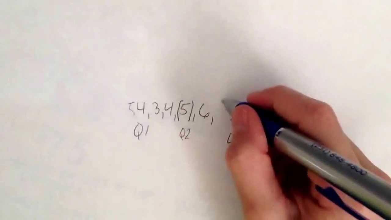 How To Do Interquartile Range YouTube How To Do Interquartile Range YouTube