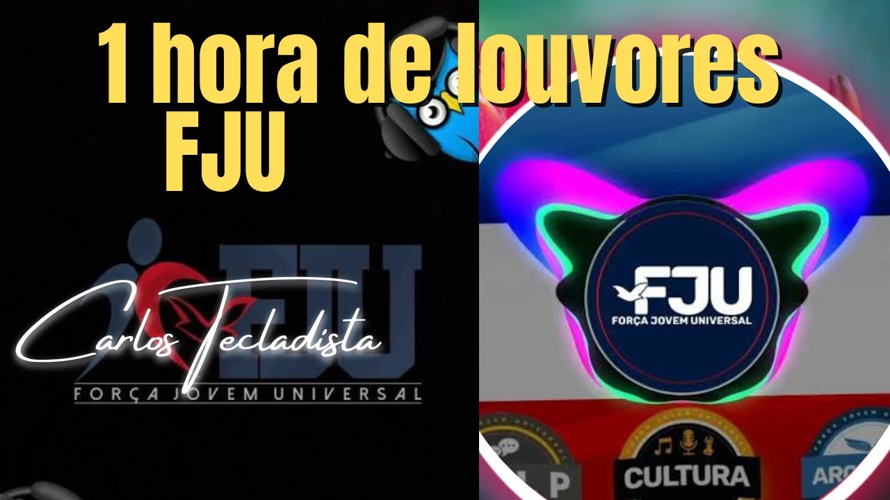 1 hora de musicas da fju (forças jovem universal)carlos tecladista e ...