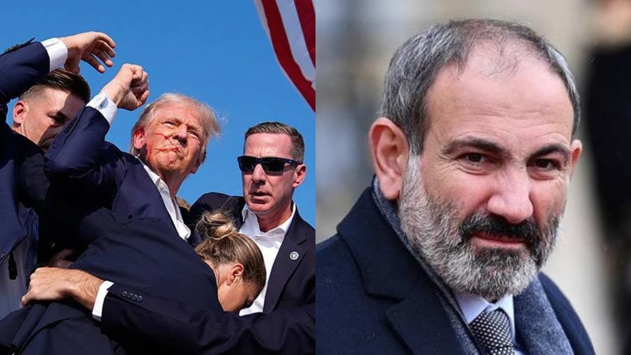 Թրամփի դեմ մահափորձը ցնցել է Փաշինյանին - YouTube