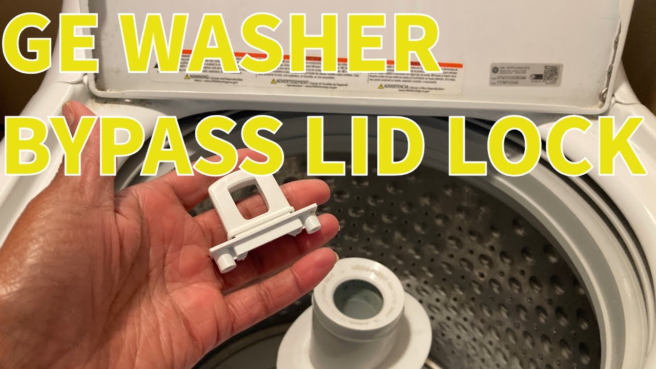 GE WASHING MACHINE LID LOCK BYPASS l PART 2 - YouTube