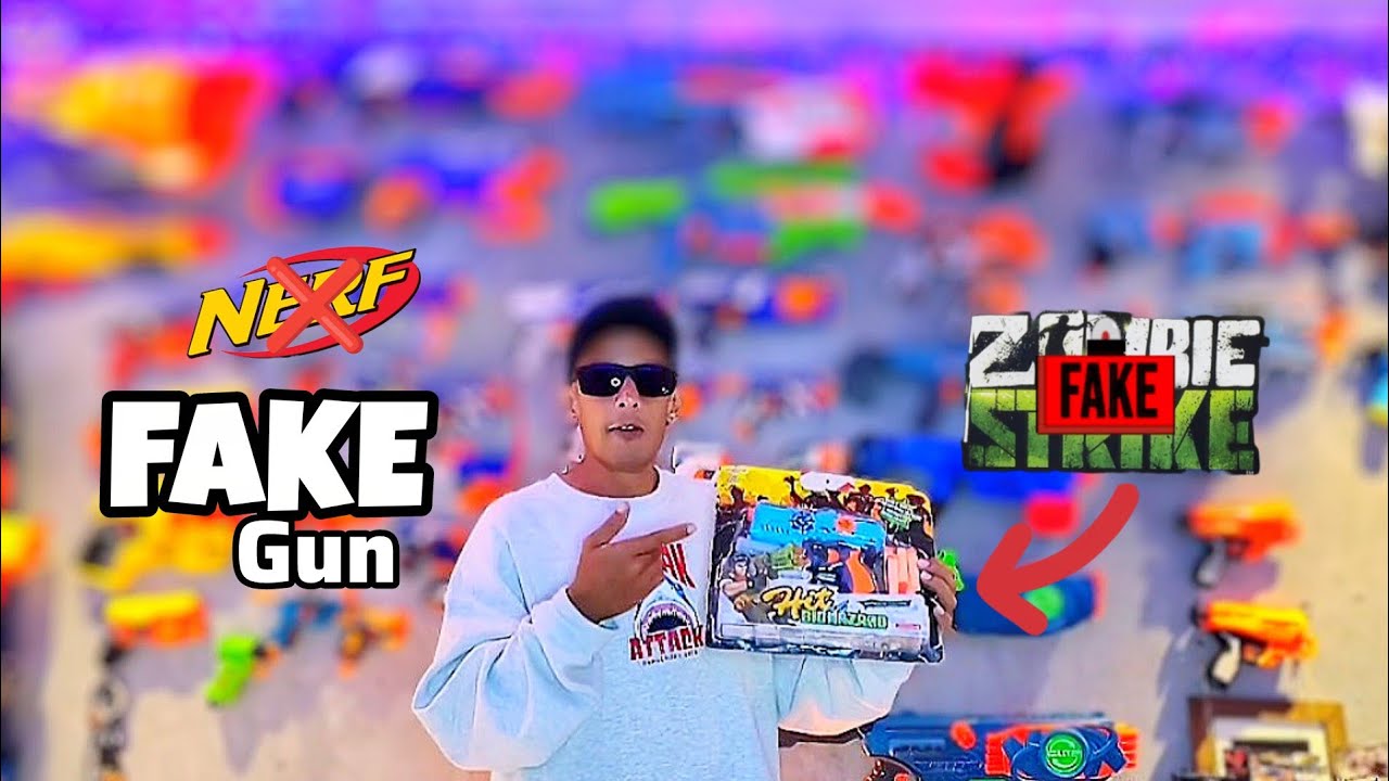 NERF FAKE GUN | pistola CHINA | [REVIEW] en ESPAÑOL - YouTube