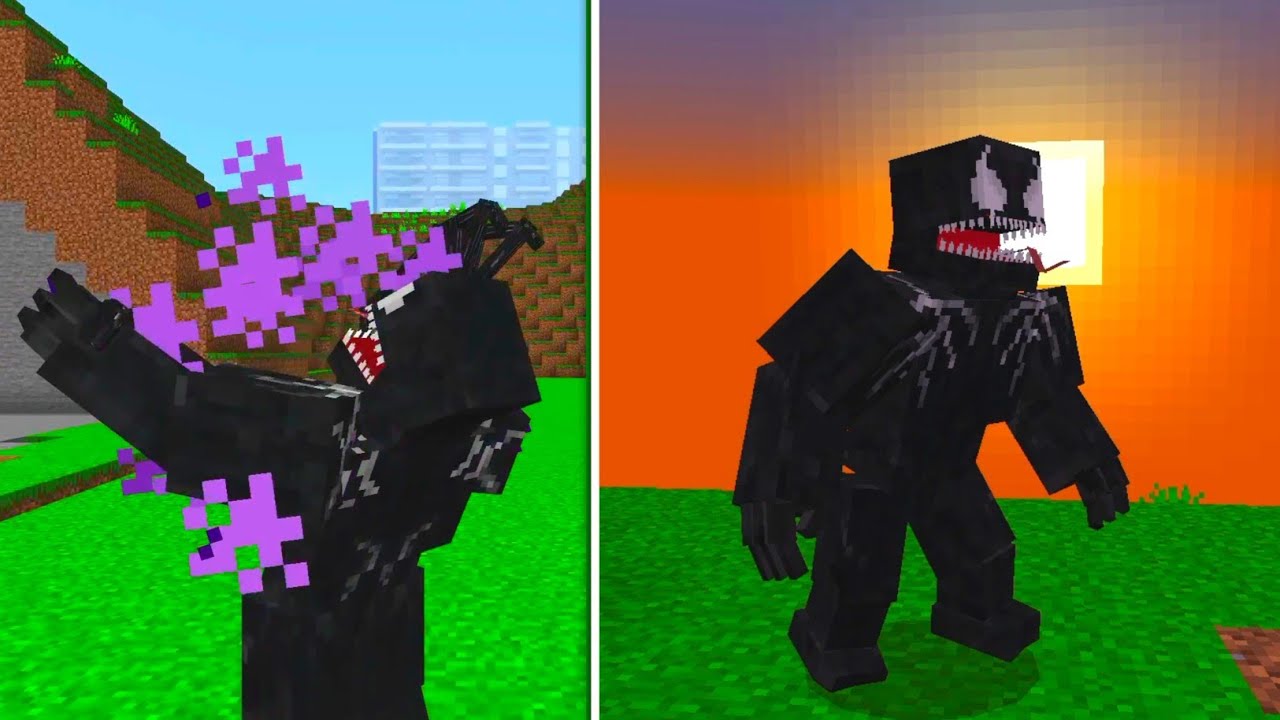 Venom MOD in Minecraft PE - YouTube