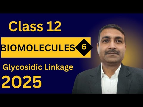 Biomolecules part 6| Glycosidic Linkage| Class 12| CBSE 2025 - YouTube