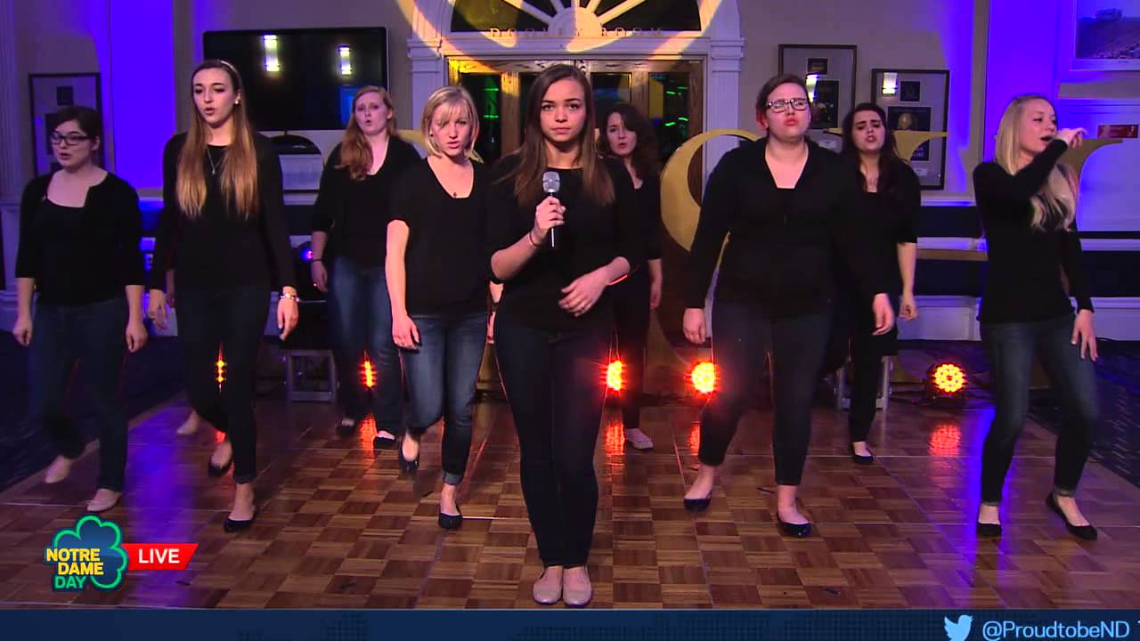 Saint Mary’s Bella-Capella Performance - Notre Dame Day 2015 - YouTube