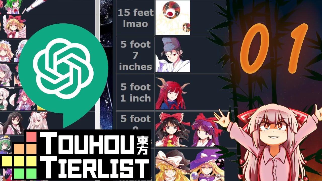 Touhou Height List Based on ChatGPT | Part 1 - YouTube