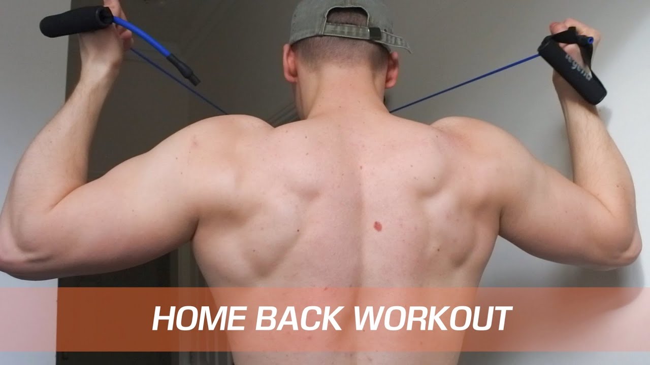 COMPLETE HOME BACK WORKOUT | PULL UP BAR | REPS & SETS INCLUDED - YouTube