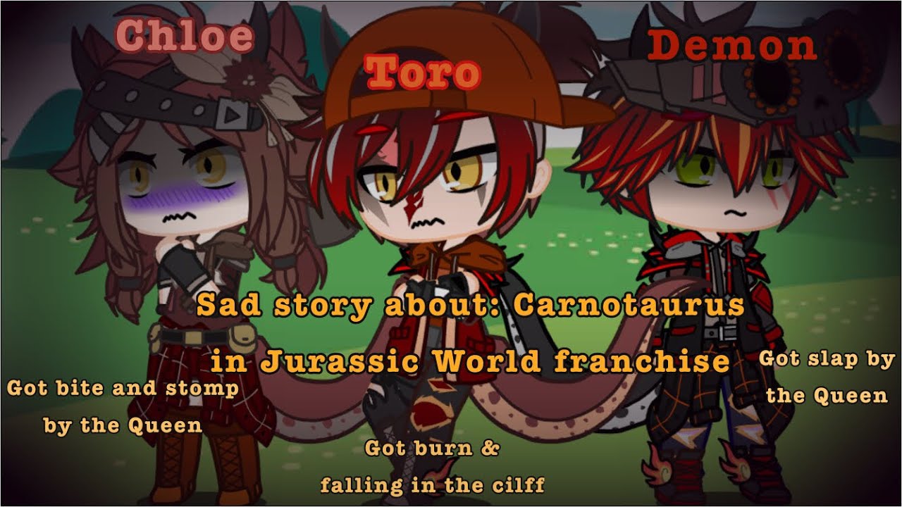 Sad story about Carnotaurus(short,meme)| Jurassic World |Gacha club|🦖🐃 ...