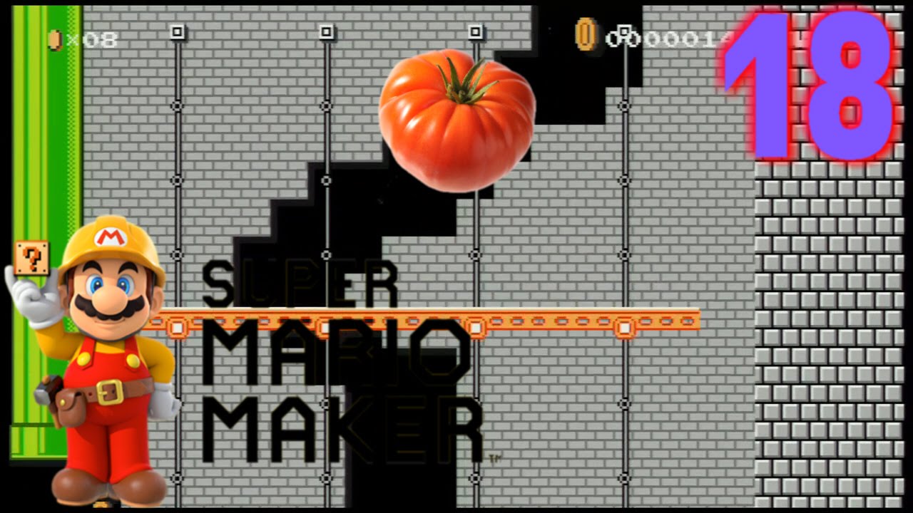 Super Mario Maker [Gameplay]: Barbara et les tomates ! #18 - YouTube