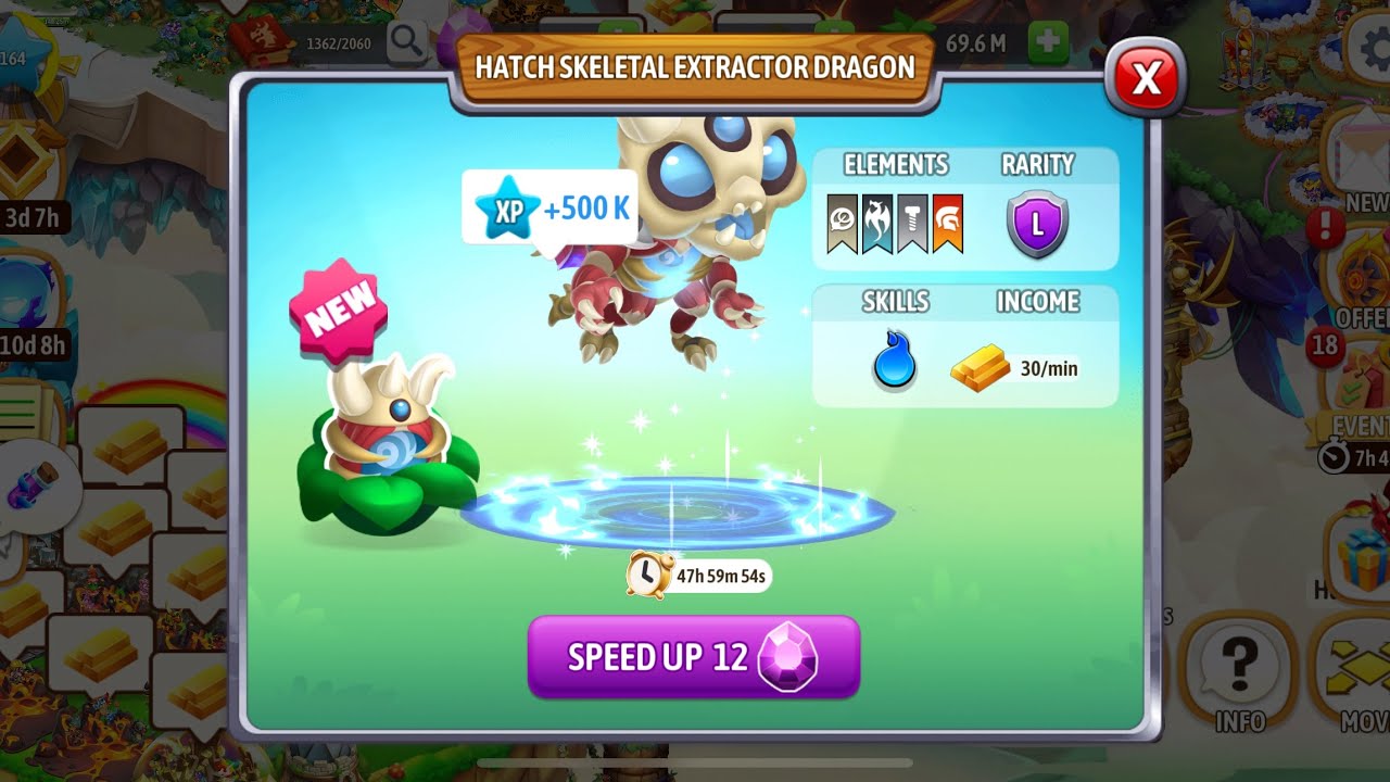 Skeletal Extractor Dragon #dragoncity #gaming - YouTube