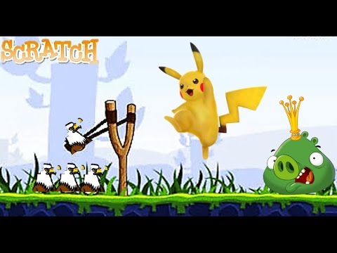 Eagle Gaming | Scratch Projects, Episode 1: ANGRY BIRDS VS. POKÉMON ...