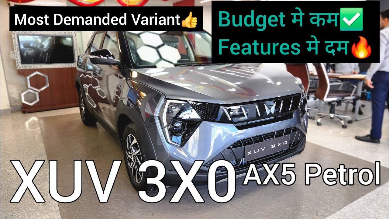XUV 3X0 AX5 Petrol Manual🔥 || Features, Comfort & Engine || Most Value ...