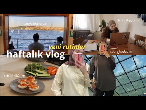 yeni rutin | spora başladım, bolca dışarı çıktığım bir hafta