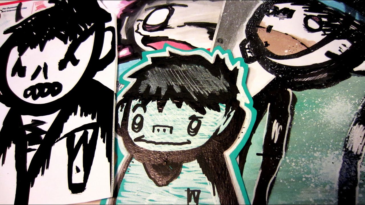 Shy Graffiti Sticker Trade - YouTube