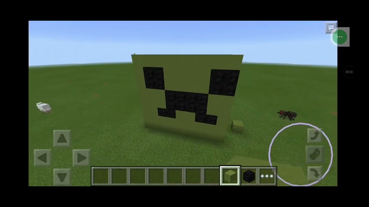 Como hacer Una Cara de creeper en Minecraft pocket edition:D | Mexicano ...