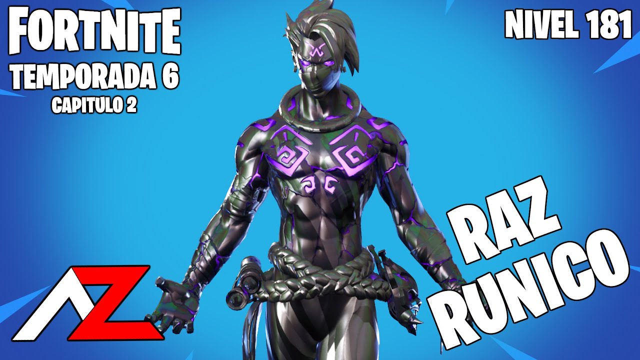 🔥FORTNITE ES | RAZ SKIN "ESTILO RUNICO" (LEGENDARIO) | TOP 3 ...
