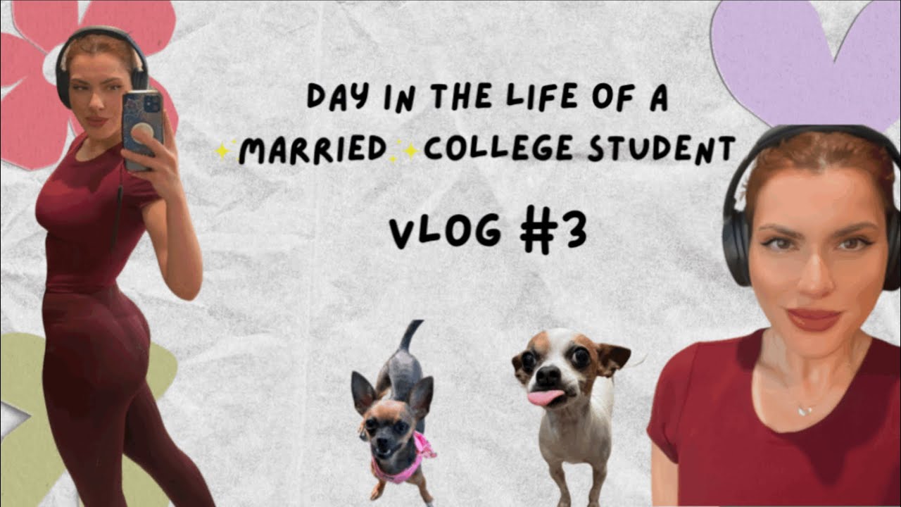 Day in the Life of a MARRIED College Student | Vlog #3 - YouTube