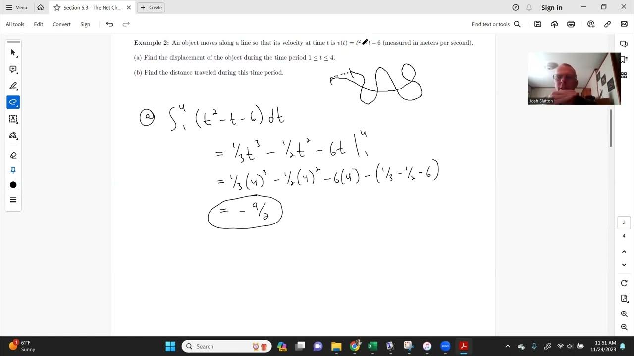 Net Change Theorem - YouTube