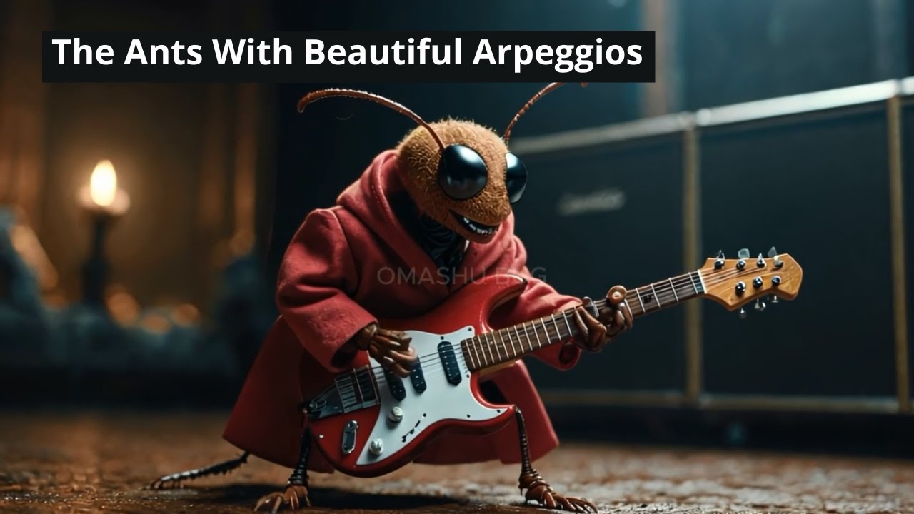 Insect Rock Band Blows Minds With Beautiful Arpeggio Skills - YouTube