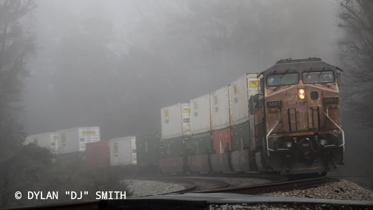 NS 27A [GE AC44CW #6867 - UP Leading] - Seneca, SC - 01.01.2023 - HD ...