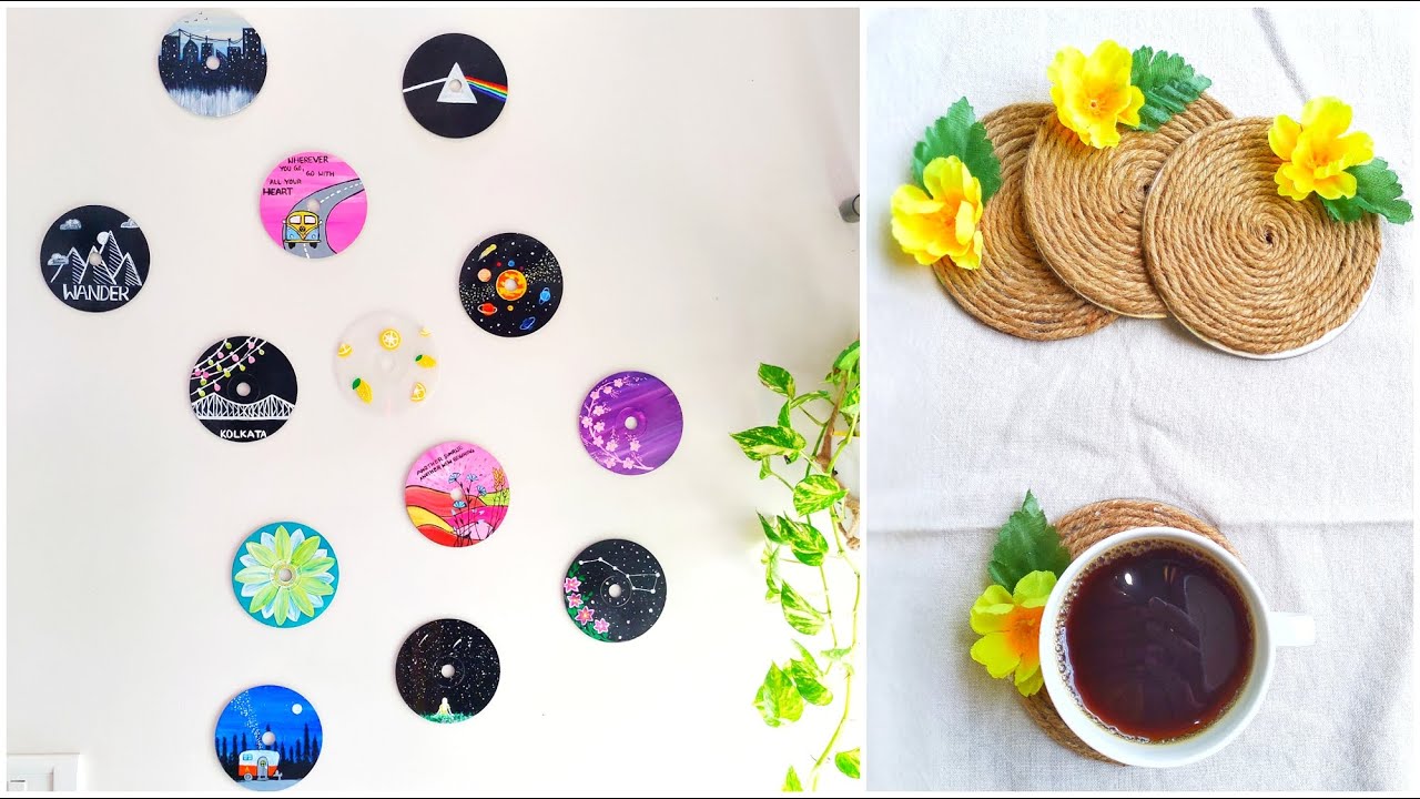 CD Coaster Tutorial Wall Decor Idea With Old CD DIY CD Craft Ideas cd-coaster-tutorial-wall-decor-idea-with-old-cd-diy-cd-craft-ideas