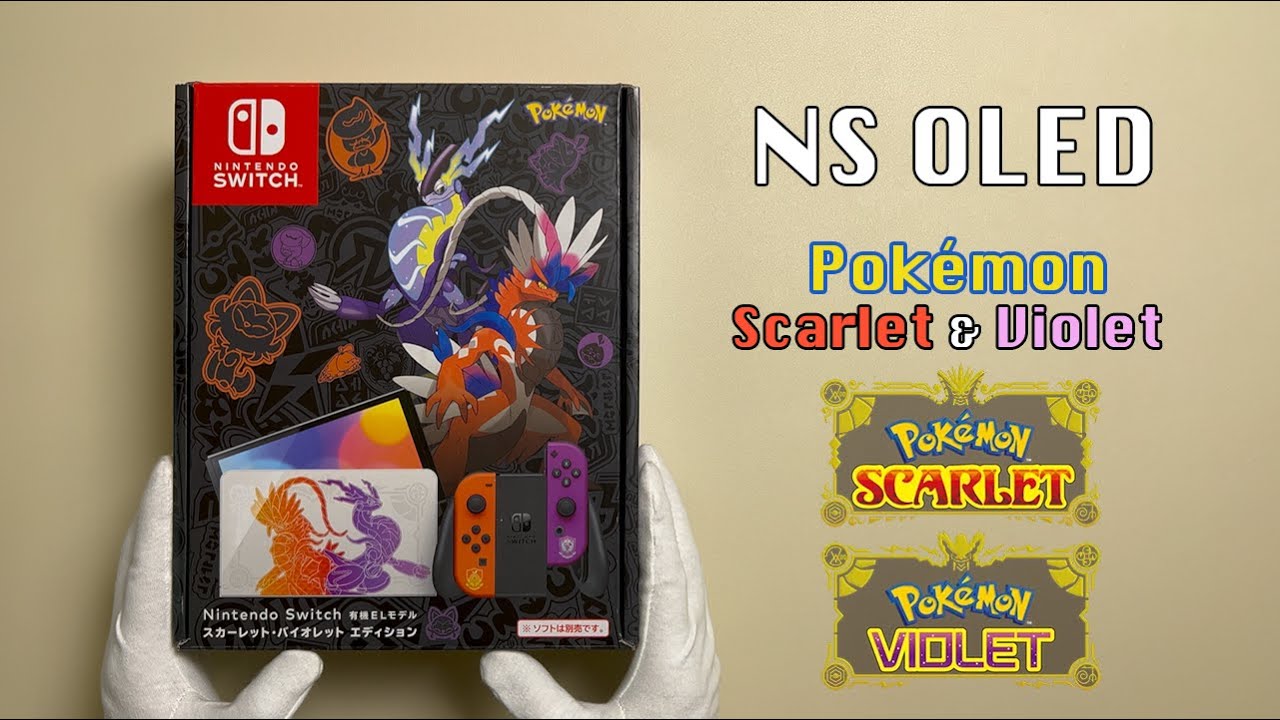 [Unboxing 02]Nintendo Switch OLED | Pokémon Scarlet & Violet Special ...