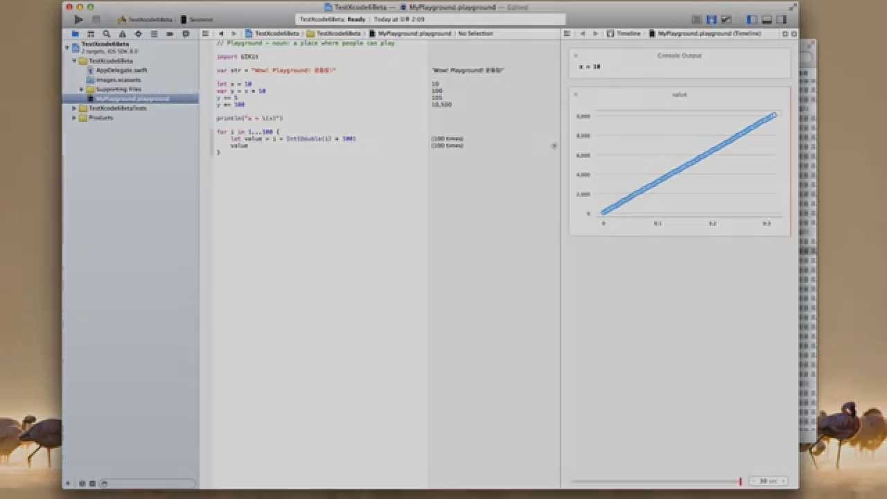 Xcode 6 Beta Test - YouTube